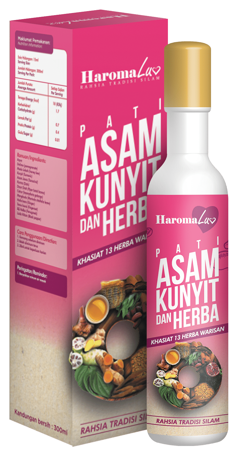 PATI ASAM KUNYIT DAN HERBA | Clear Herbs
